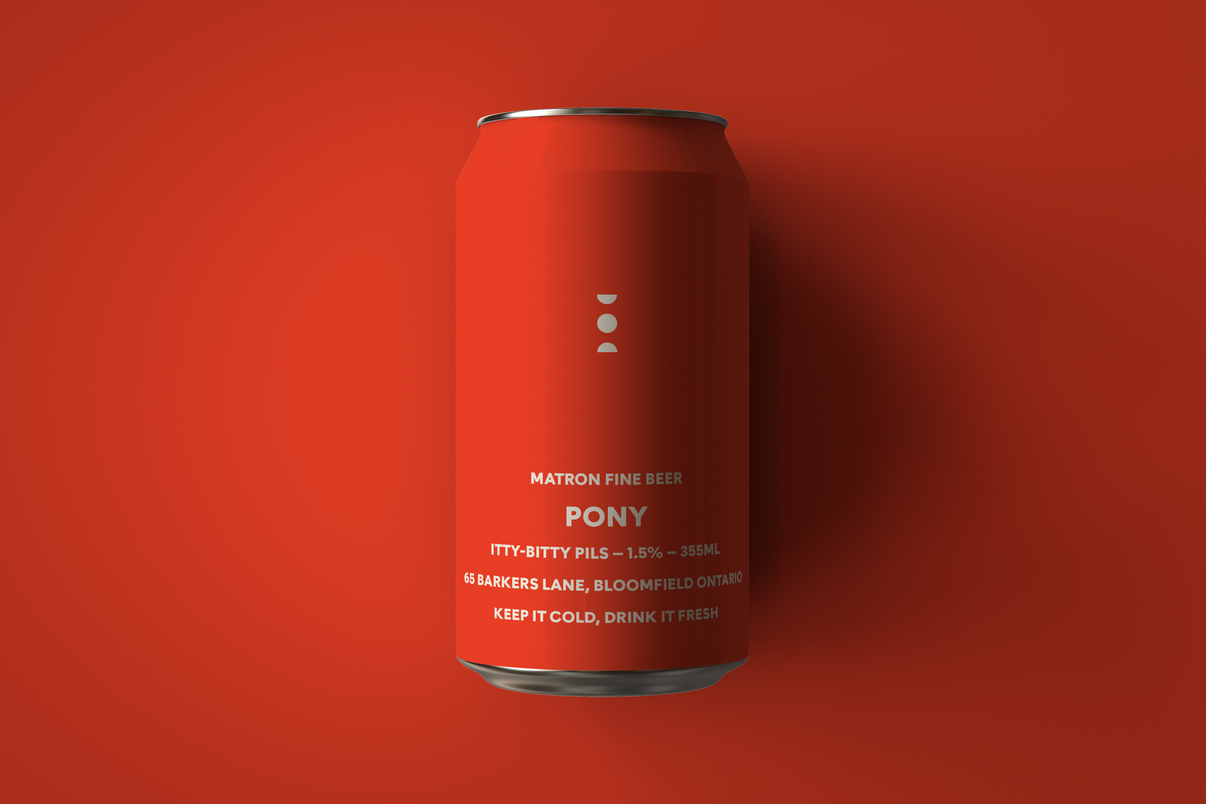 PONY ITTY-BITTY-PILSNER, 355mL – Matron Fine Beer
